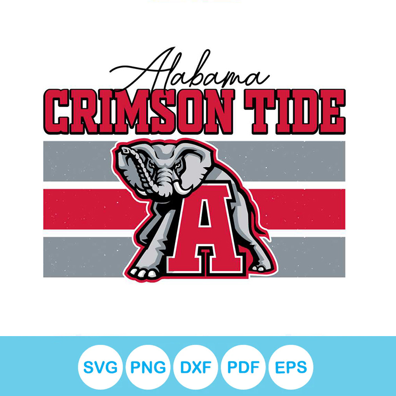 Vintage Alabama Crimson Tide SVG Digital Download | Inspire Uplift