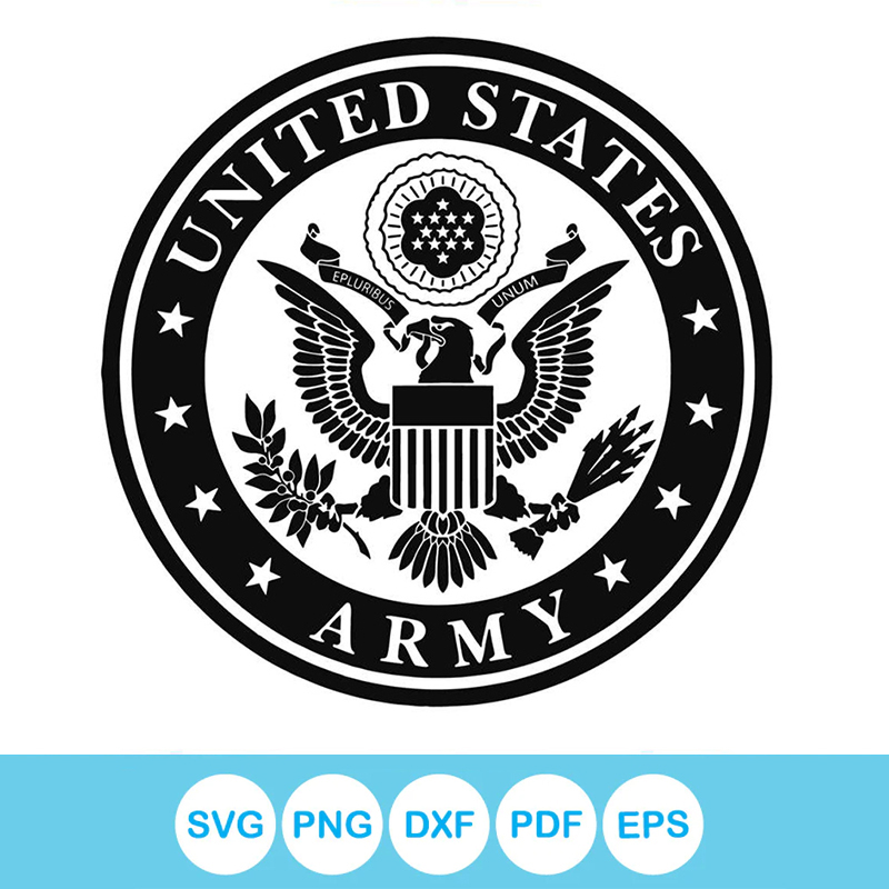 United States Army Emblem SVG | Inspire Uplift