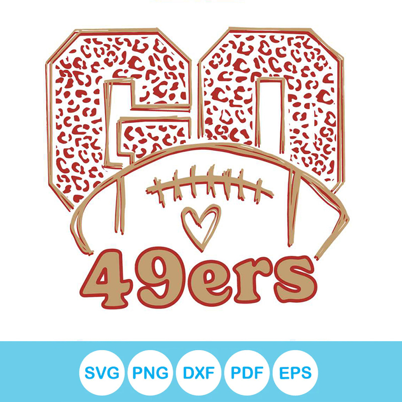 San Francisco Football Go 49ers SVG | Inspire Uplift