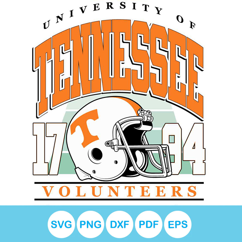 Retro Tennessee Volunteers Helmet 1794 SVG | Inspire Uplift