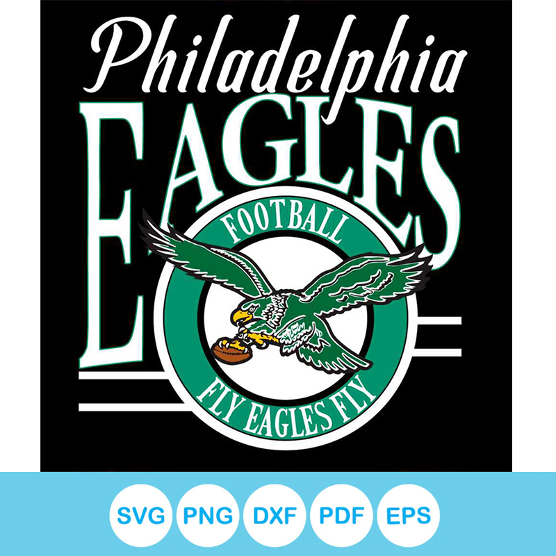 Philadelphia Football Fly Eagles Fly Svg Digital Download | Inspire Uplift