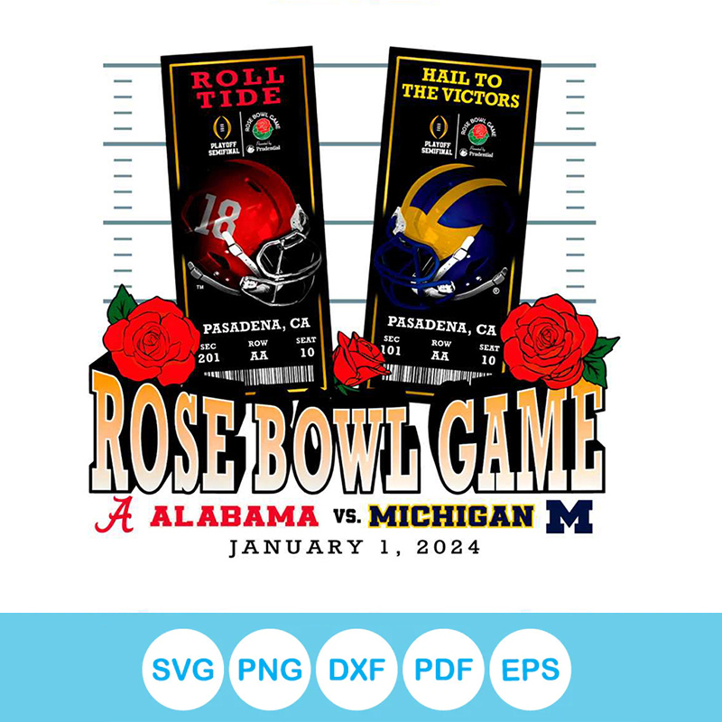 Michigan Wolverines vs Alabama Crimson Tide PNG | Inspire Uplift