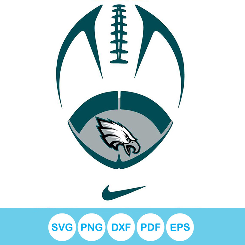 Football Philadelphia Eagles Logo Svg Digital Download | Inspire Uplift