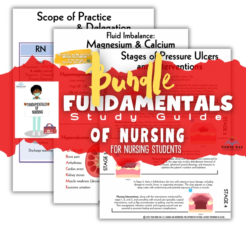 Nursing Fundamentals Study Guide and Nursing Notes | Inspire Uplift