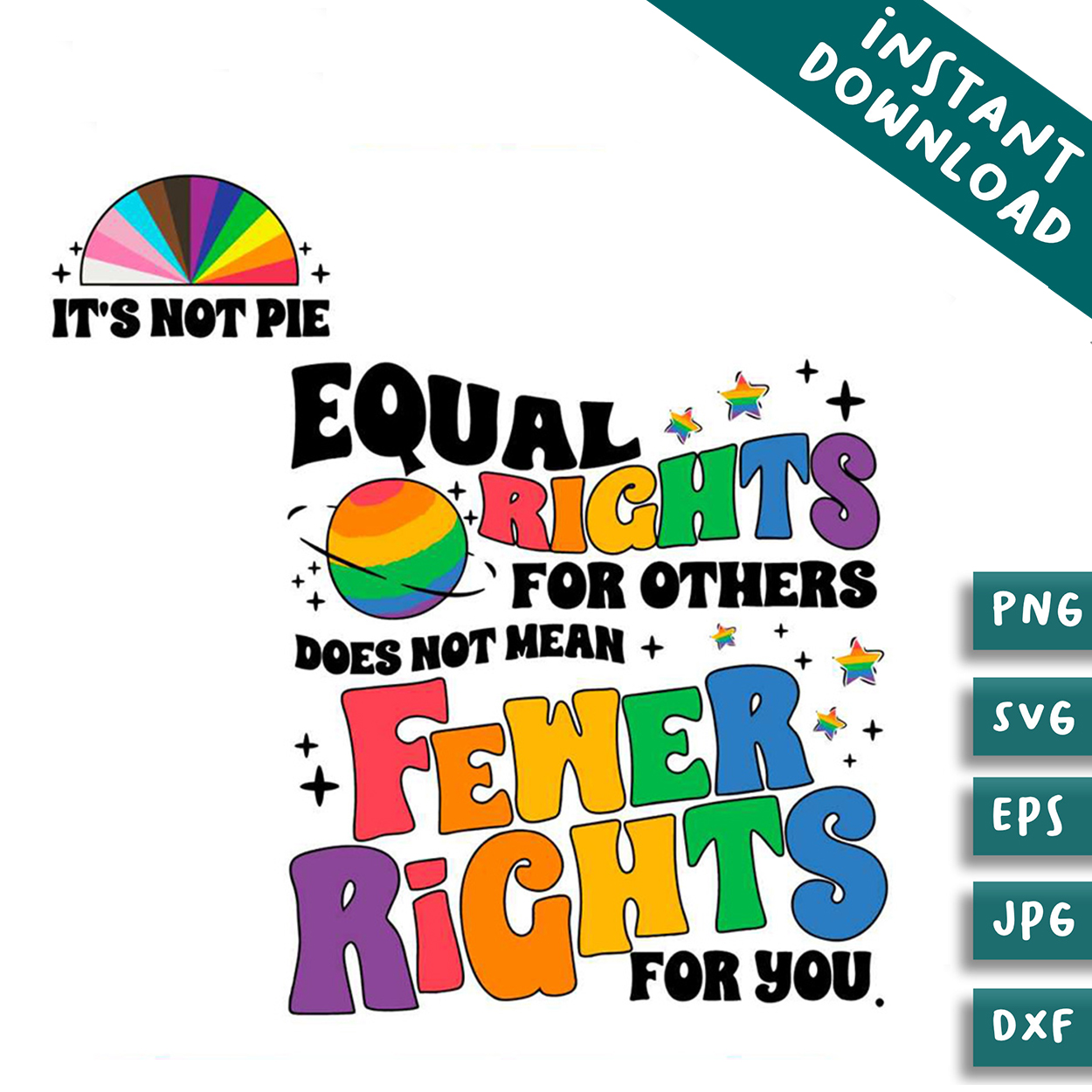 LGBTQ Pride Week Equal Rights Best SVG Cutting Digital Files | Inspire ...