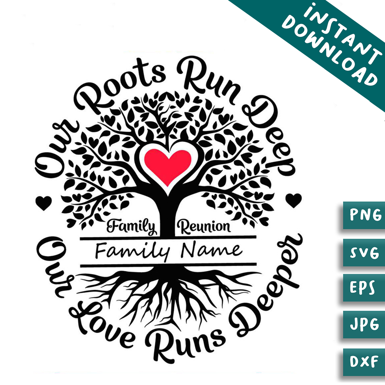 Custom Our Roots Run Deep SVG Family Reunion SVG Cricut File | Inspire ...