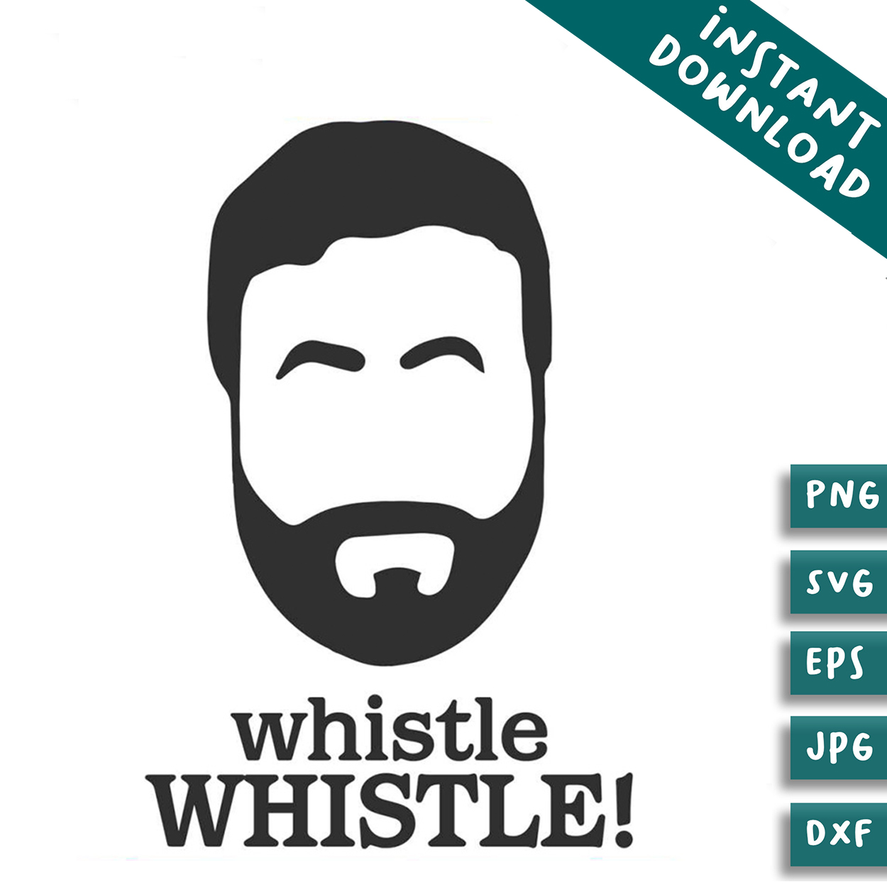Whistle Roy Kent Soccer Ted Lasso SVG Design | Inspire Uplift
