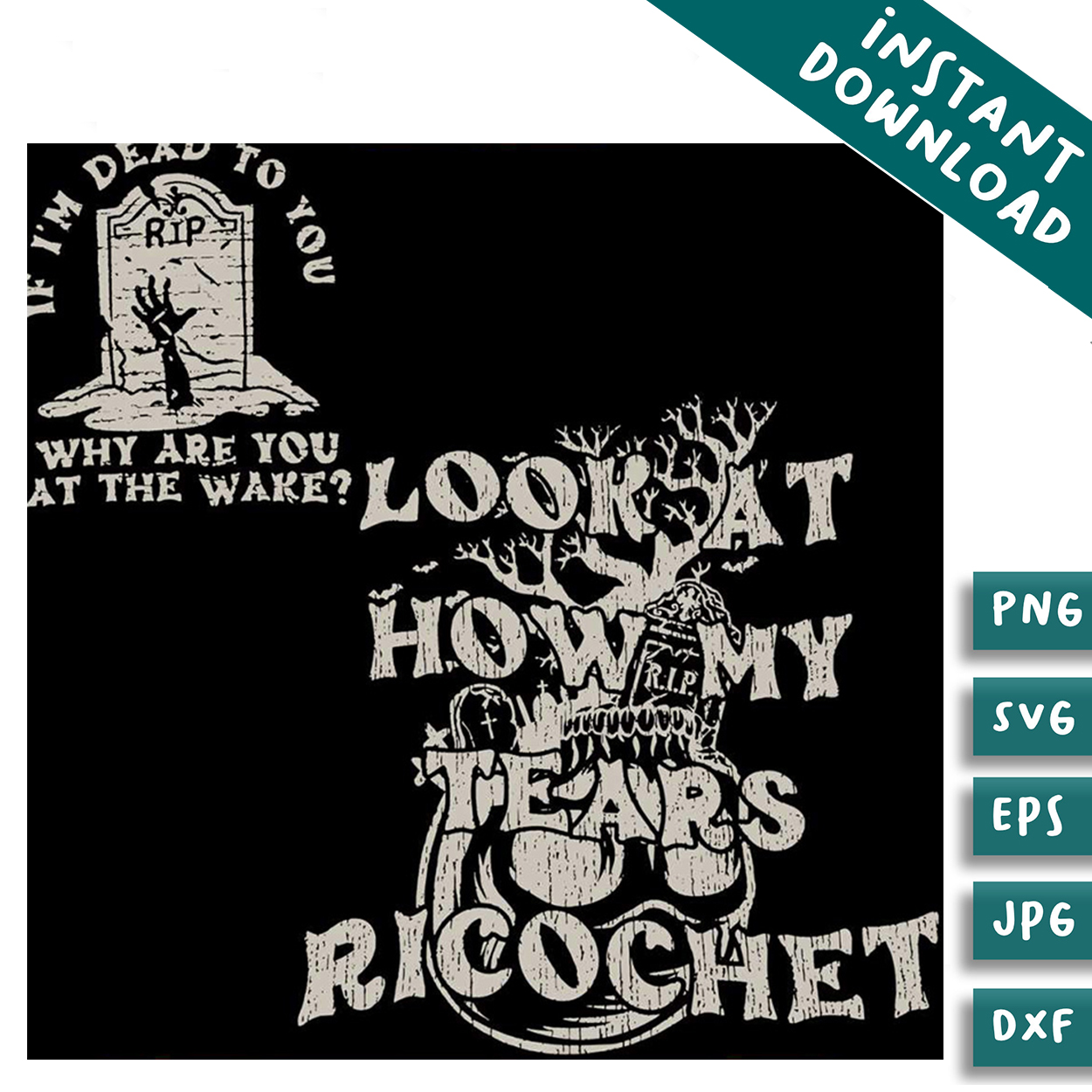 Look At How My Tears Ricochet Taylor Swift SVG | Inspire Uplift