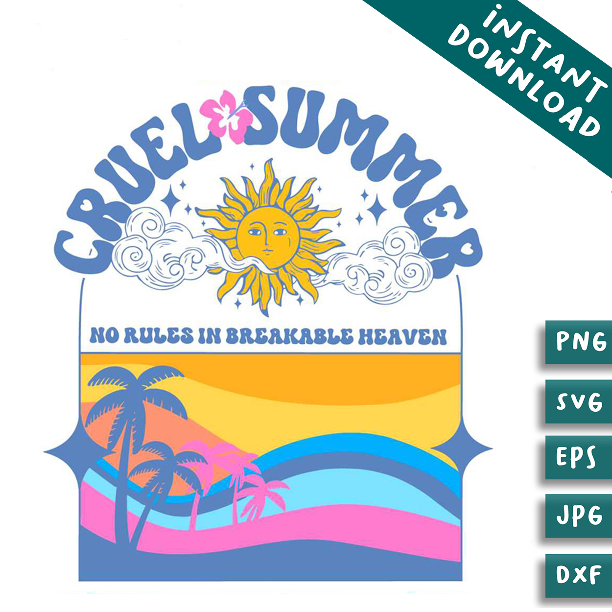 Cruel Summer The Eras Tour 2024 SVG Design | Inspire Uplift