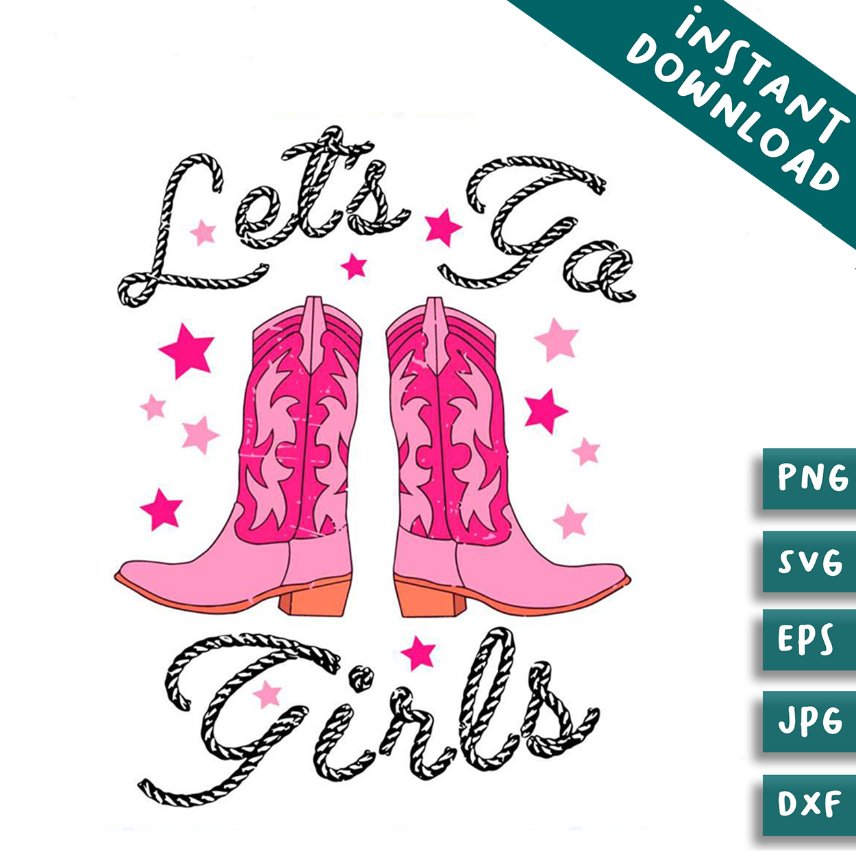 Comfort Lets Go Girls Western Best SVG | Inspire Uplift