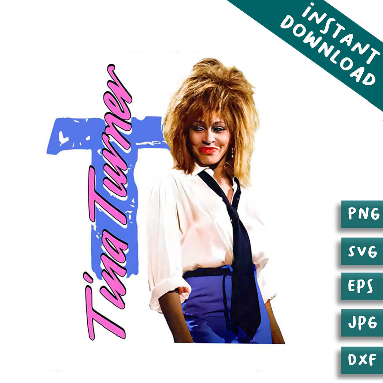 Tina Turner Queen Of Rock Png Silhouette | Inspire Uplift