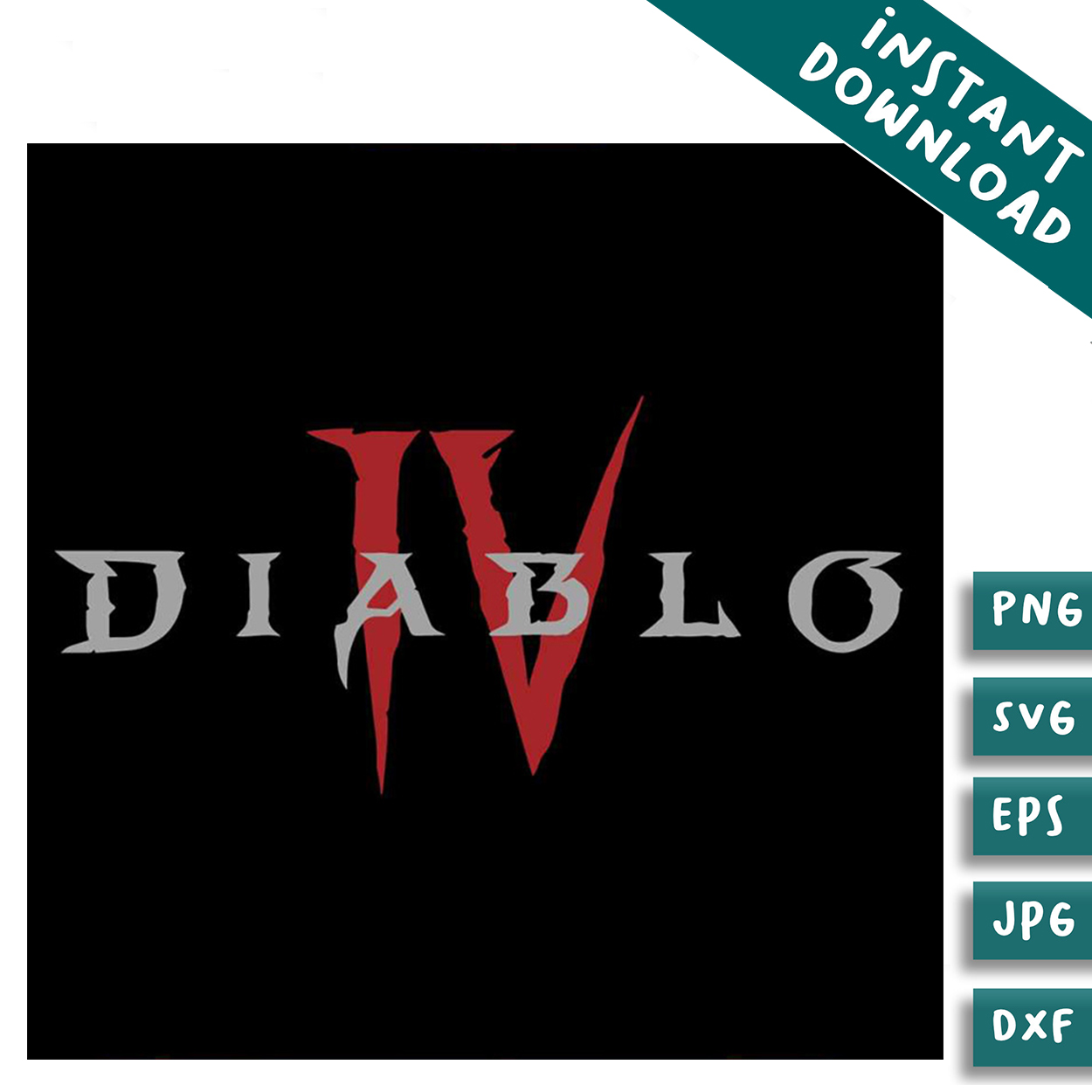Diablo IV Core Logo Game Lover svg bundles Design | Inspire Uplift