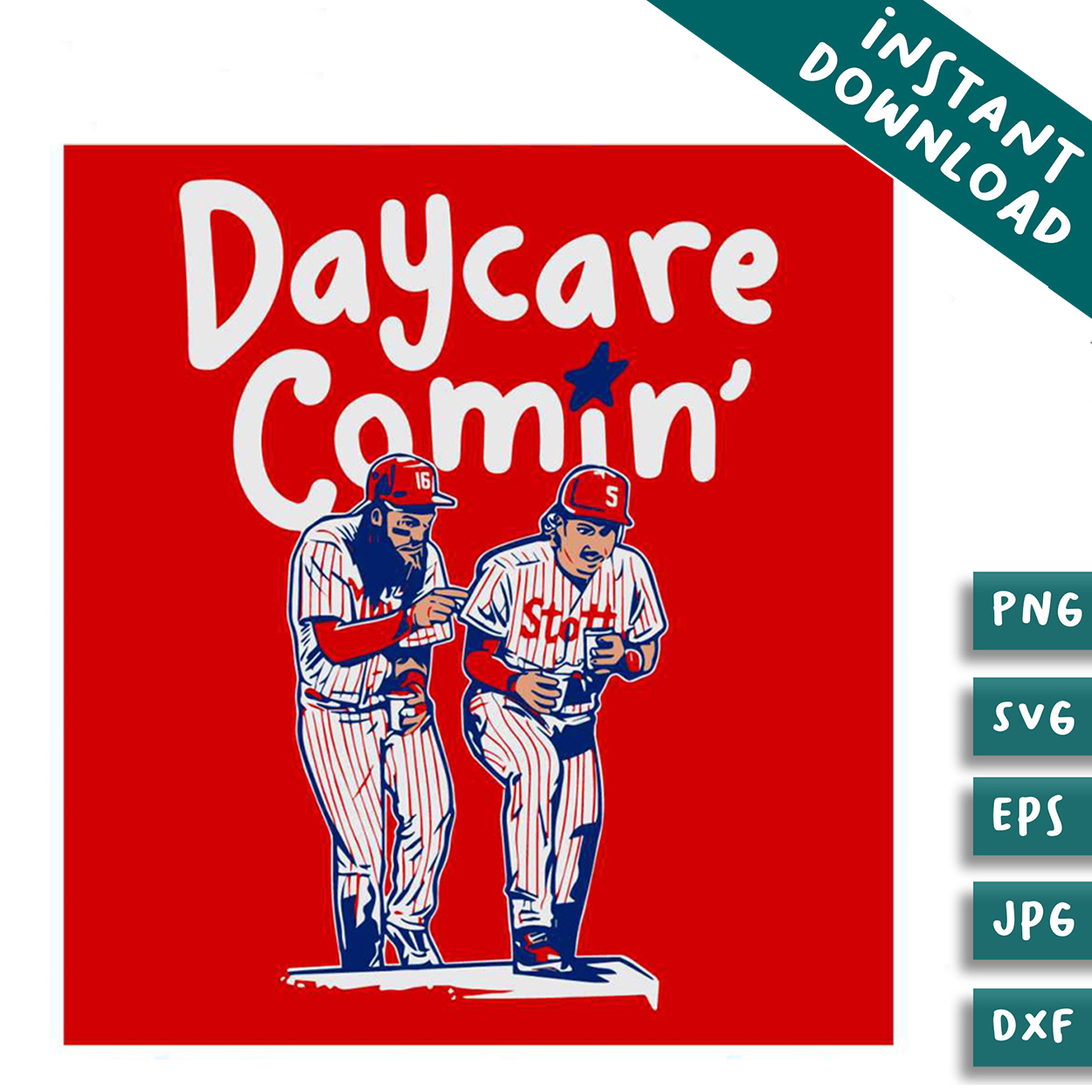Daycare Comin Brandon Marsh And Bryson Stott svg bundles | Inspire Uplift