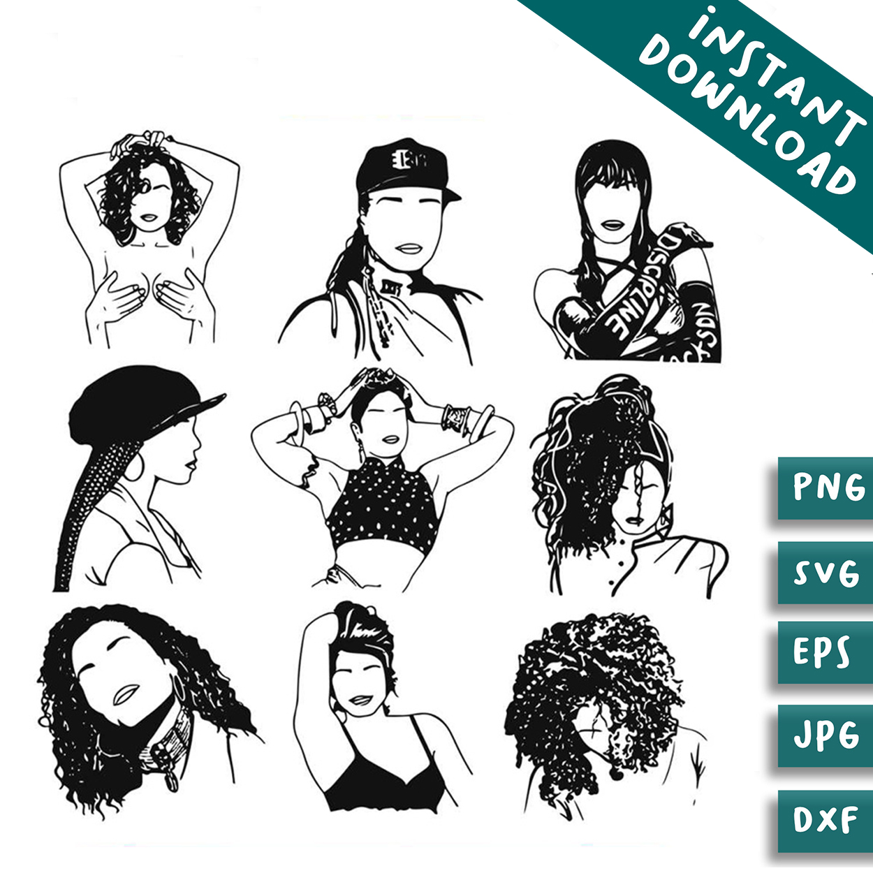 Together Again Tour 2024 Janet Jackson Silhouette svg bundle - Inspire ...