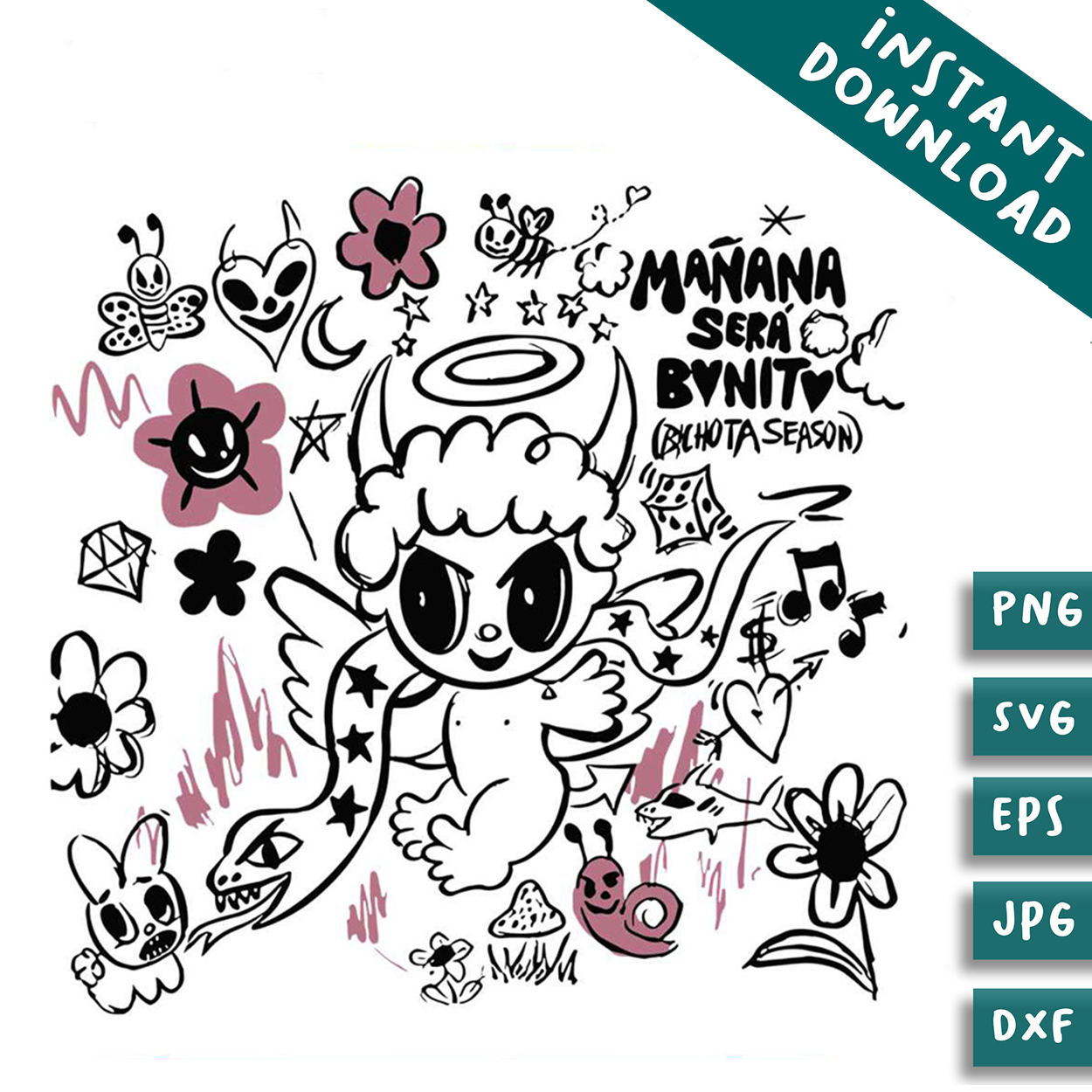 Karol G Manana Sera Bonito Bichota Season svg bundles | Inspire Uplift