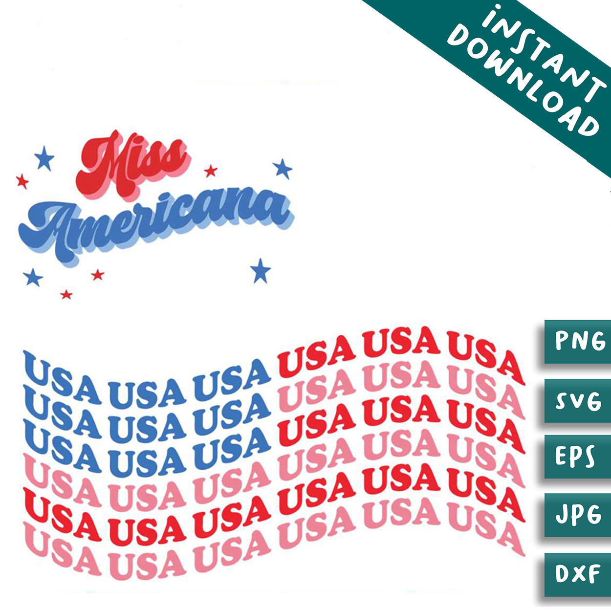 Taylor Miss Americana July 4th Swiftie svg bundles | Inspire Uplift