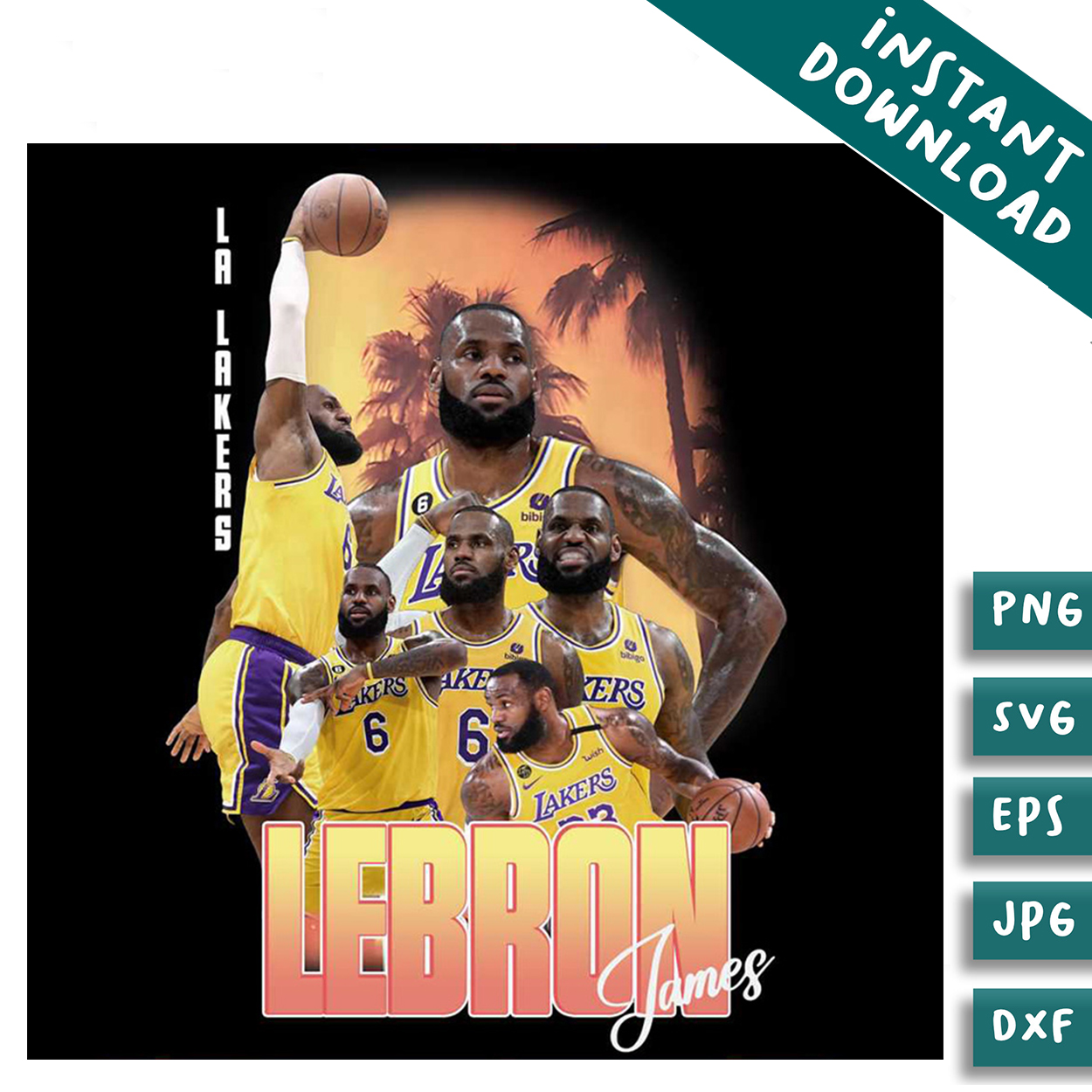 Lebron James NBA Basketball Png Silhouette | Inspire Uplift