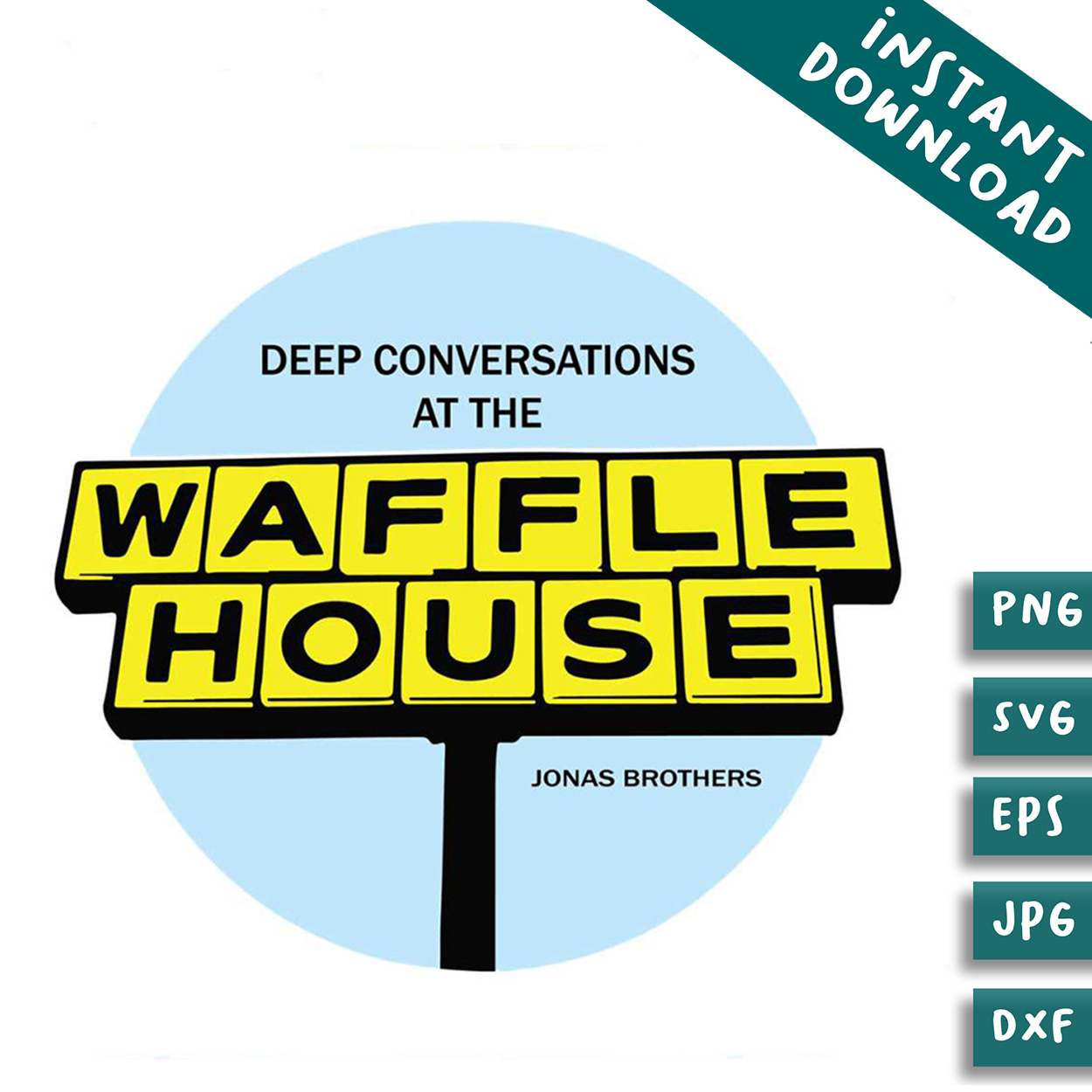 Waffle House Jonas Brothers The Album Merch svg bundles | Inspire Uplift