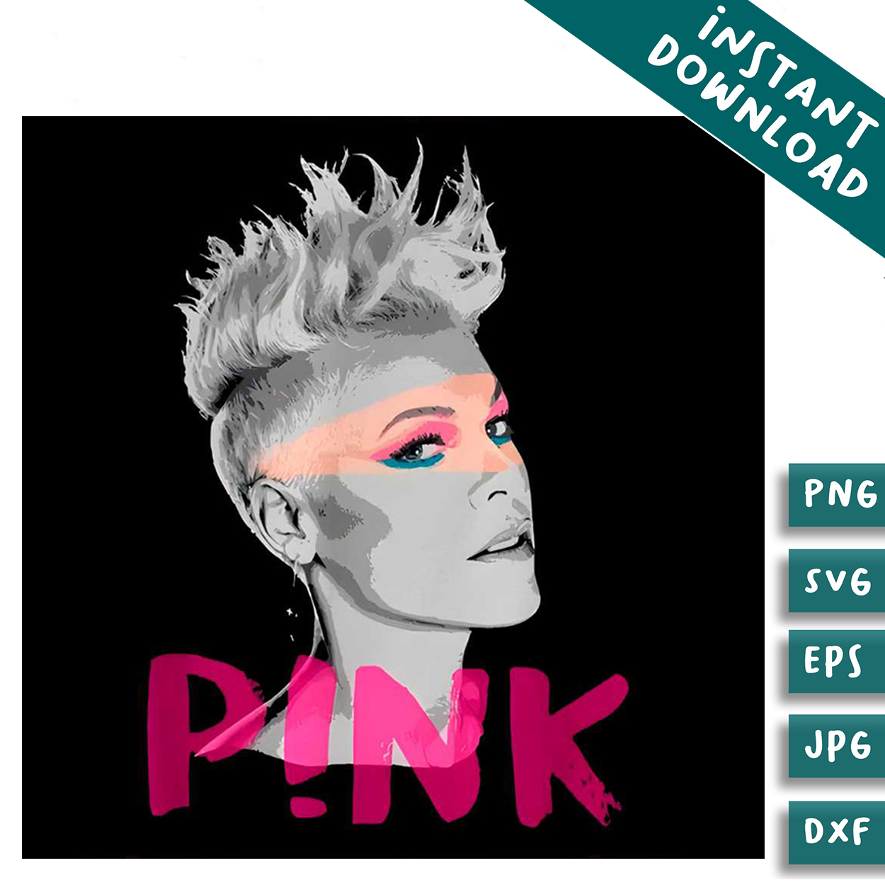 Pink Pink Singer Summer Carnival 2024 Tour Png Silhouette | Inspire Uplift