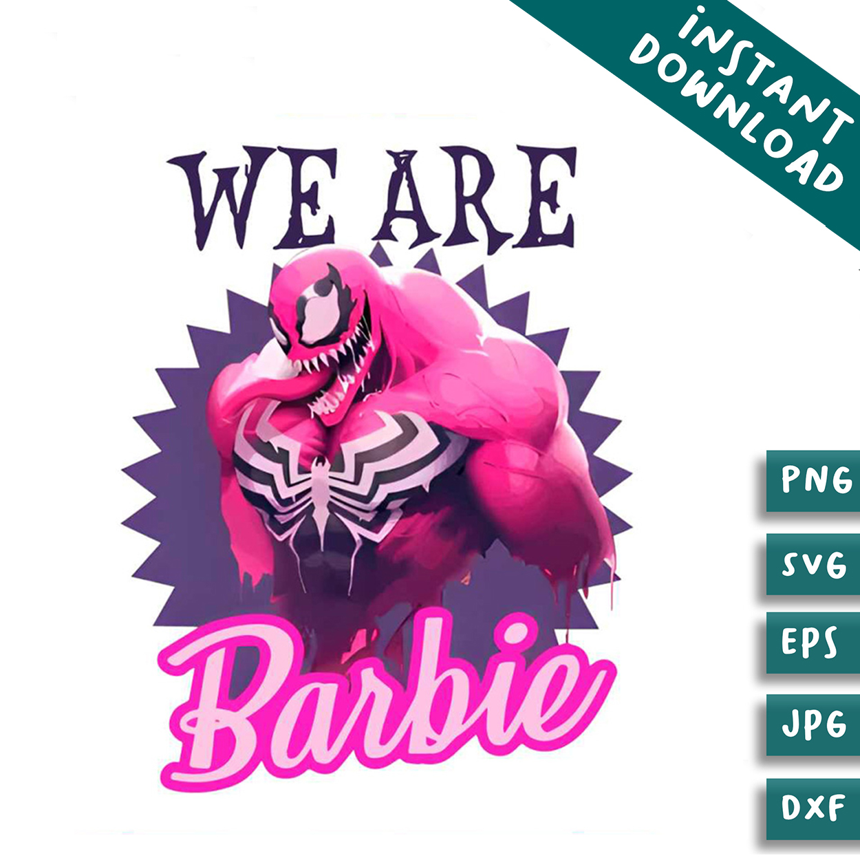 We Are Barbie PNG Barbie x Oppenheimer PNG Download | Inspire Uplift