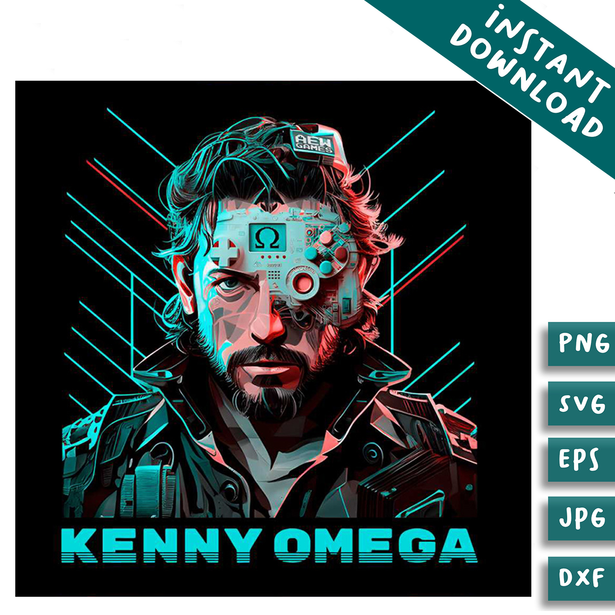 Kenny Omega Mind Control PNG Design | Inspire Uplift
