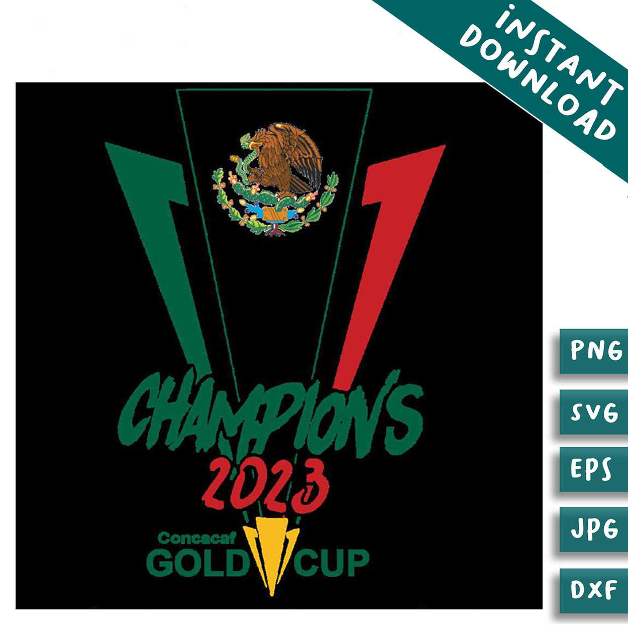 Mexico Concacaf Gold Cup Champions 2024 svg bundles | Inspire Uplift