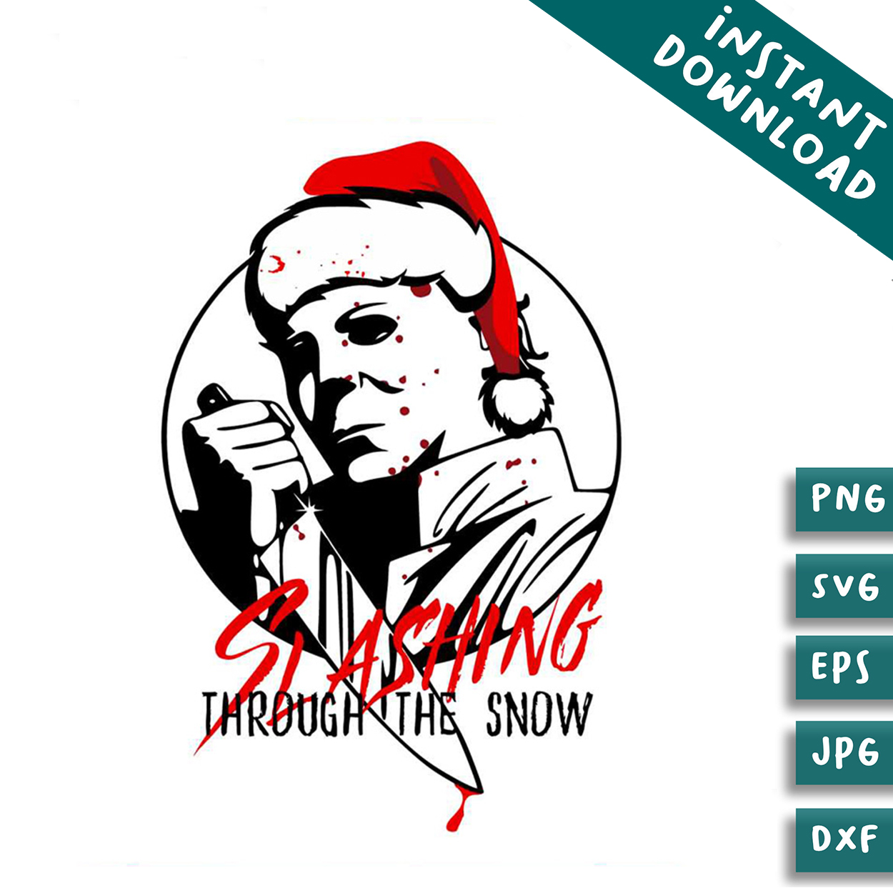 Vintage Slashing Through The Snow SVG For Cricut Files - Inspire Uplift