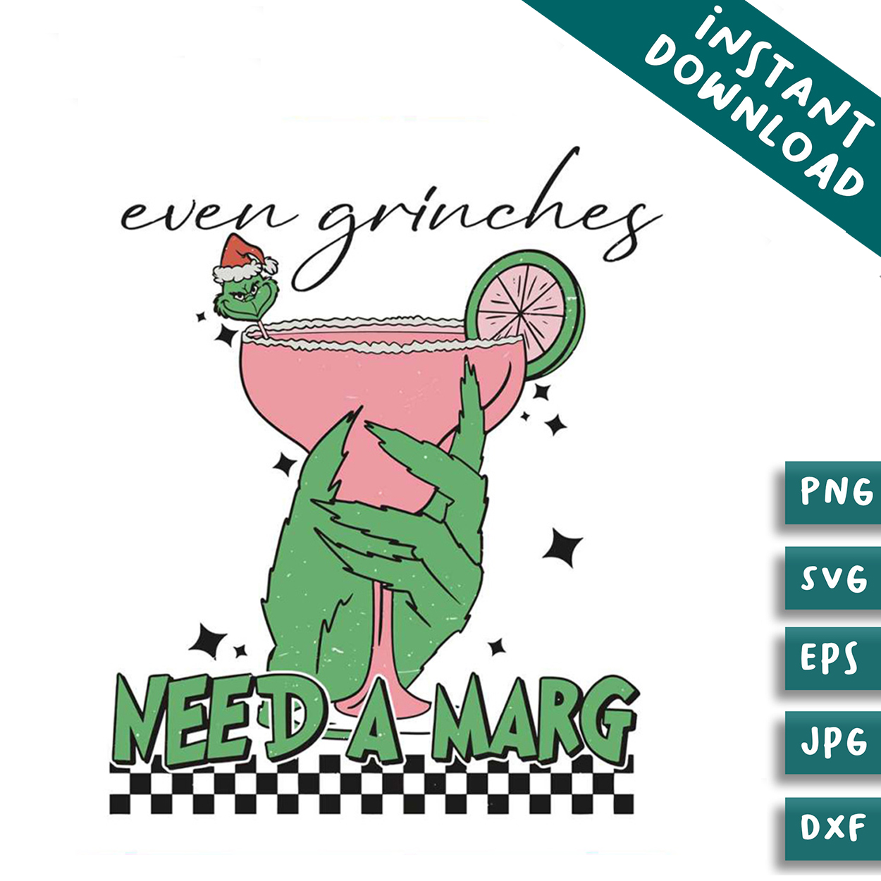 Even Grinches Need A Marg SVG Graphic Design File | Inspire Uplift