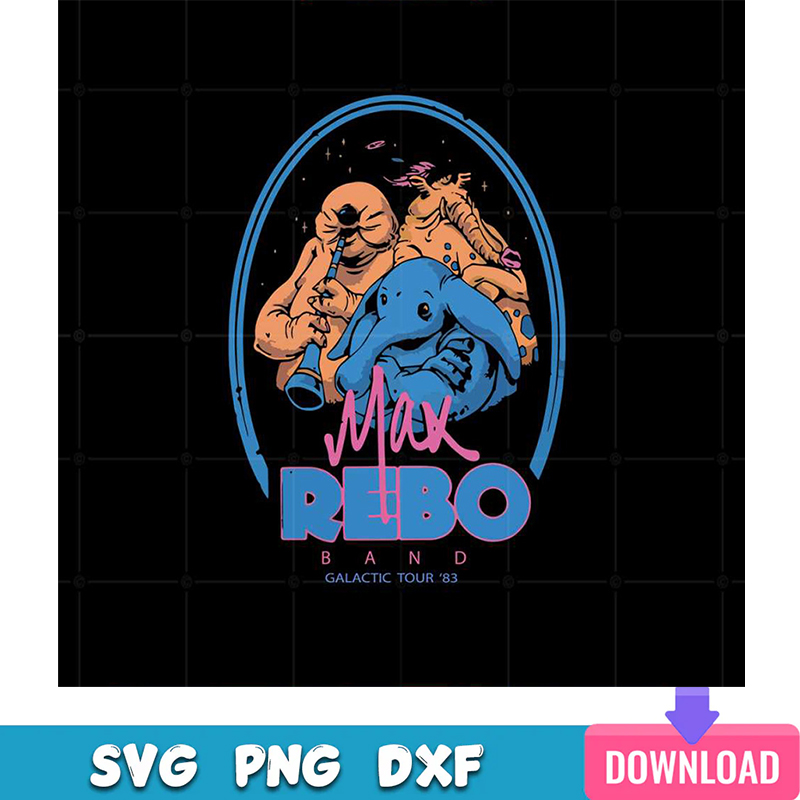 Retro Star Wars Max Rebo Band Best SVG Cutting Digital Files | Inspire ...