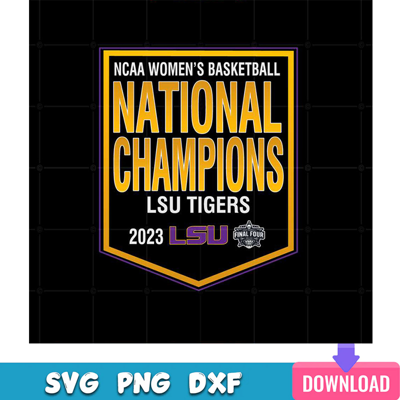 National Champions 2024 LSU Tigers SVG For Cricut Sublimatio | Inspire ...