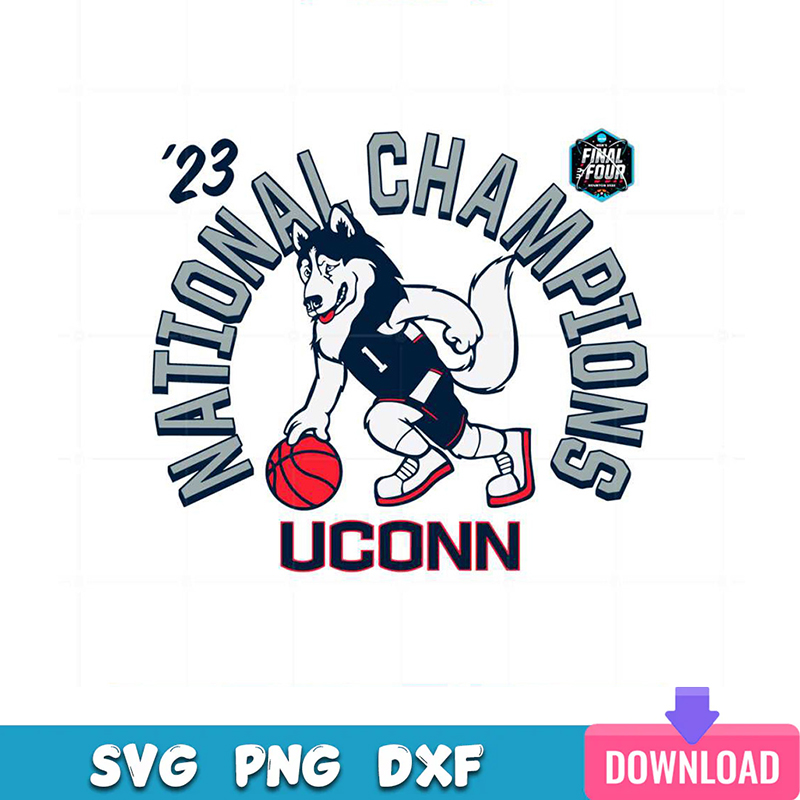 UConn National Champions 2024 Best SVG Cutting Digital Files - Inspire ...