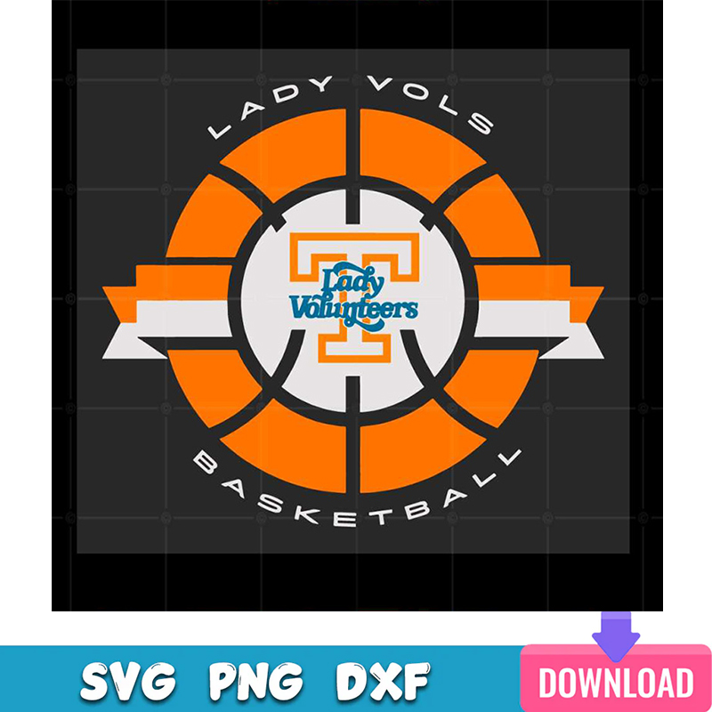 Tennessee Basketball Lady Vols Classic Circle SVG Cutting Fi | Inspire ...