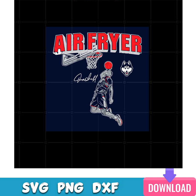 Uconn Basketball Jordan Hawkins The Air Fryer SVG Cutting Fi | Inspire ...