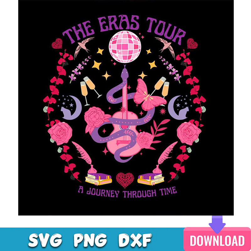 The Eras Tour Reputation Snake A Journey Through Time Svg | Inspire Uplift