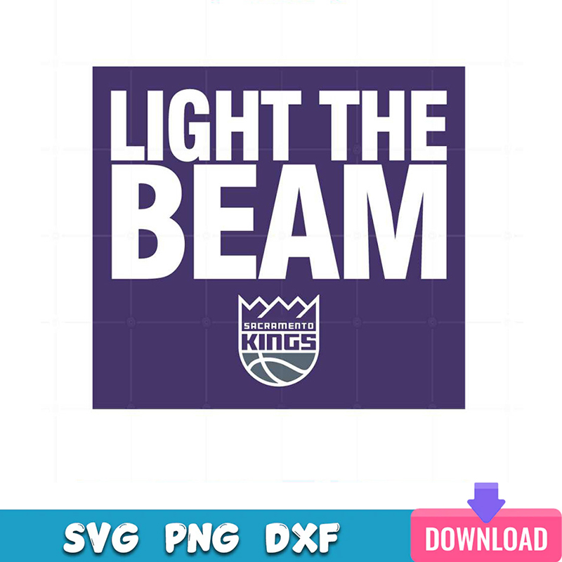 Light The Beam Sacramento Kings Logo SVG Graphic Designs Fil | Inspire ...