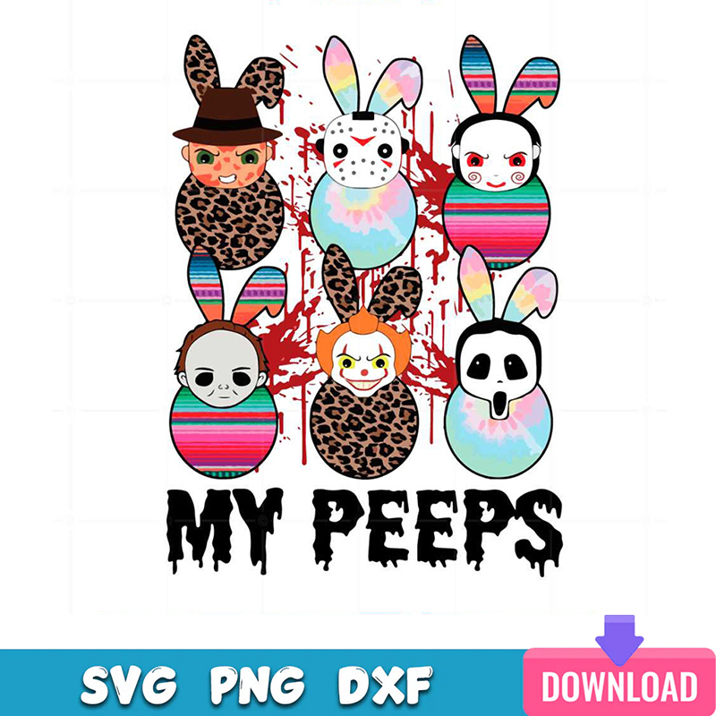 My Peeps Horror Movie Characters Funny Easter Killer Peeps S | Inspire ...