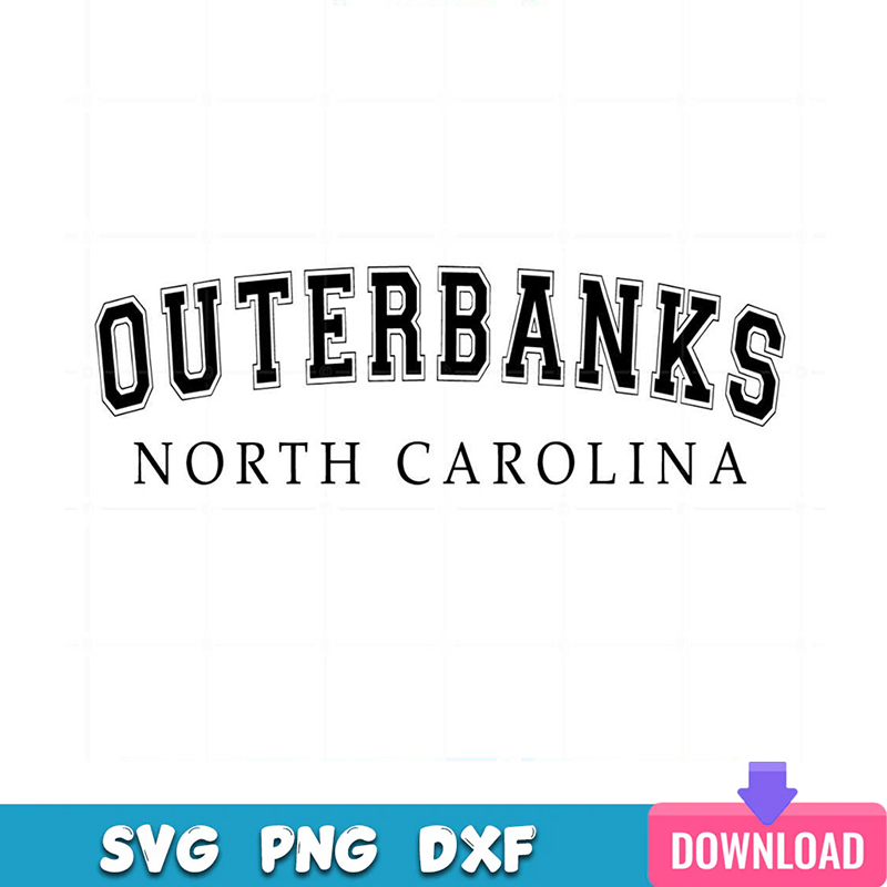 Outer Banks North Carolina SVG For Cricut Sublimation Files | Inspire ...