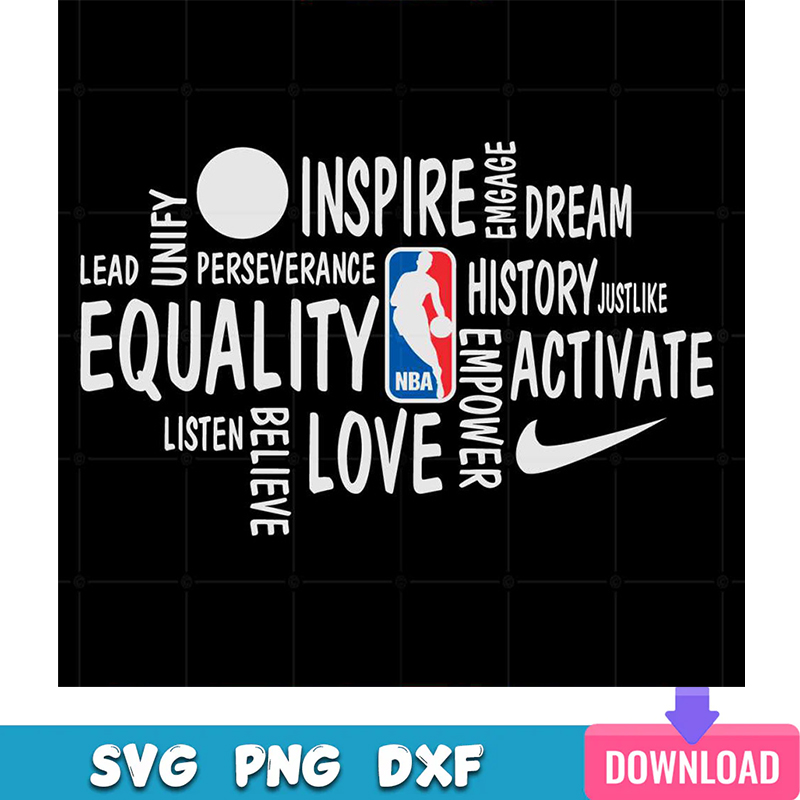 Nba Black Hisotry Month Svg For Cricut Sublimation Files | Inspire Uplift