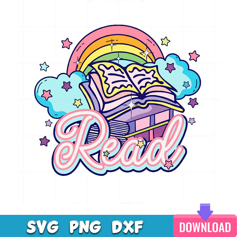 Read Retro Female Readers Svg For Cricut Sublimation Files | Inspire Uplift