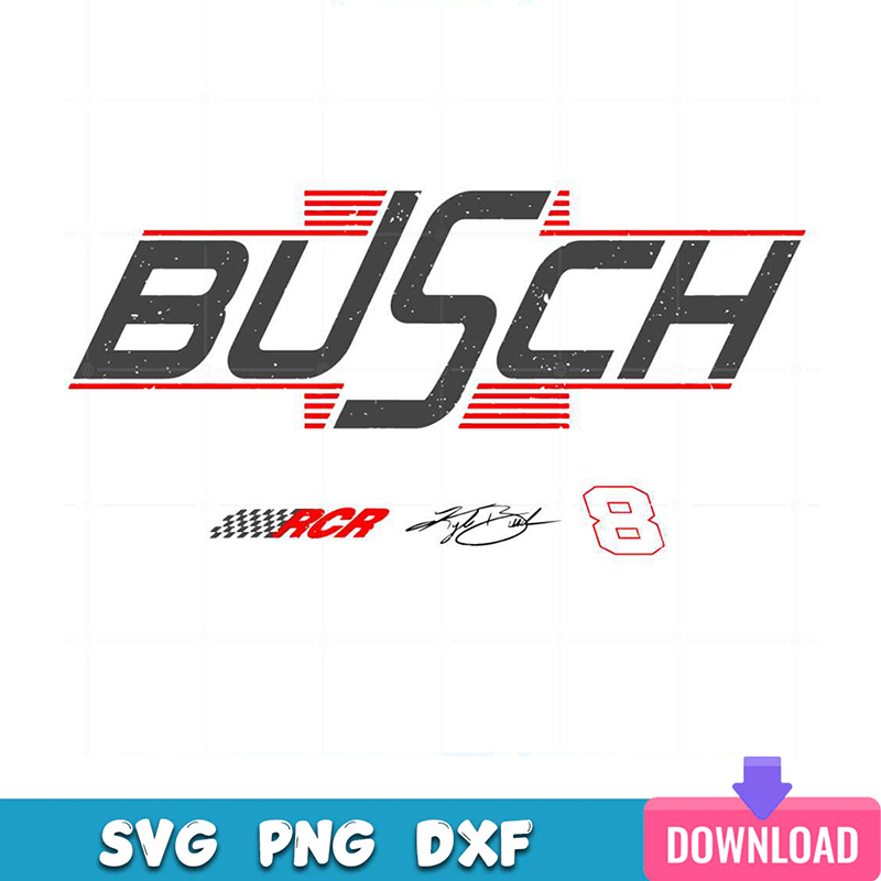 Kyle Busch 8 2024 Chevrolet Svg For Cricut Sublimation Files | Inspire ...