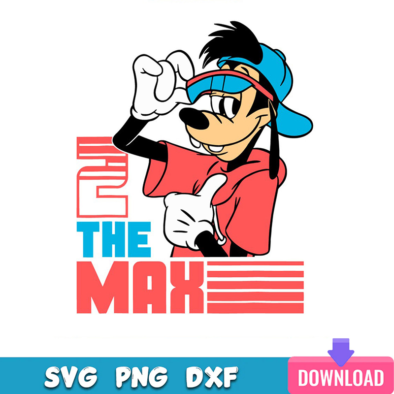 Disney A Goofy Movie 2 The Max SVG - Inspire Uplift