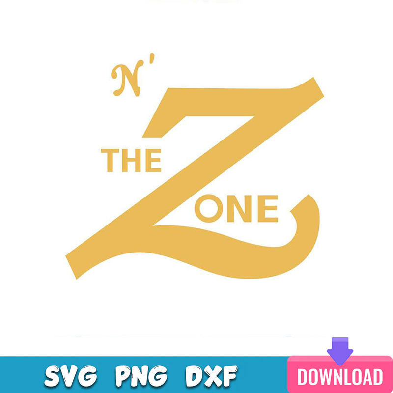 Vintage N The Zone Logo SVG Cutting Digital File - Inspire Uplift
