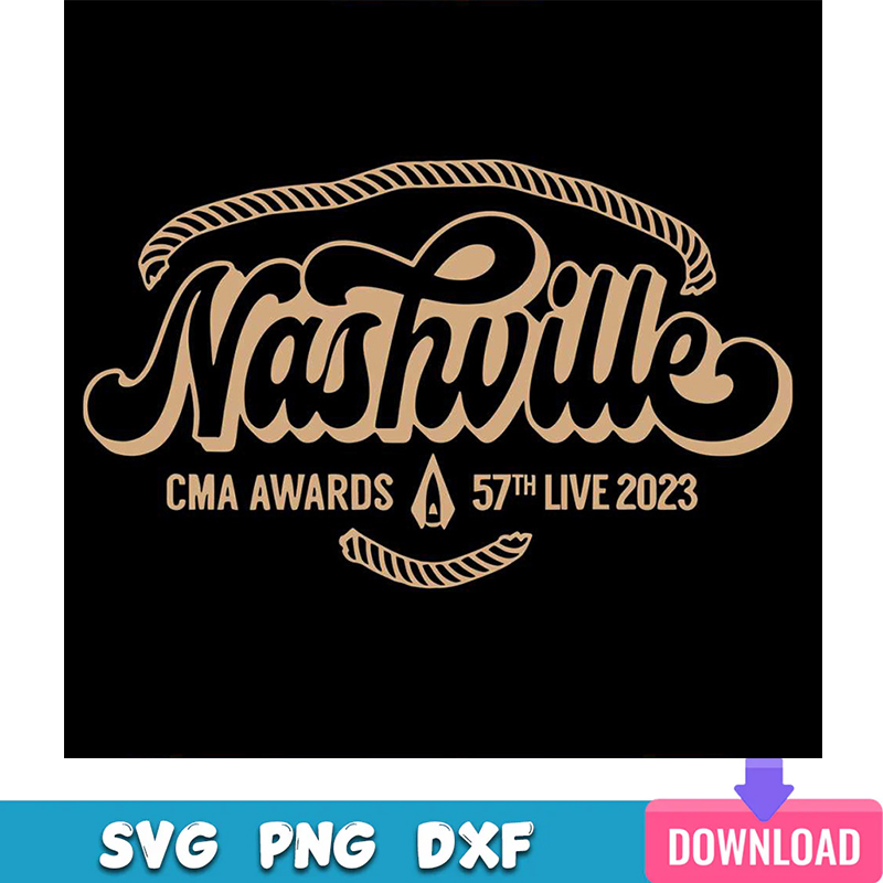 Retro 57th CMA Awards Nashville 2024 SVG Cricut Files - Inspire Uplift