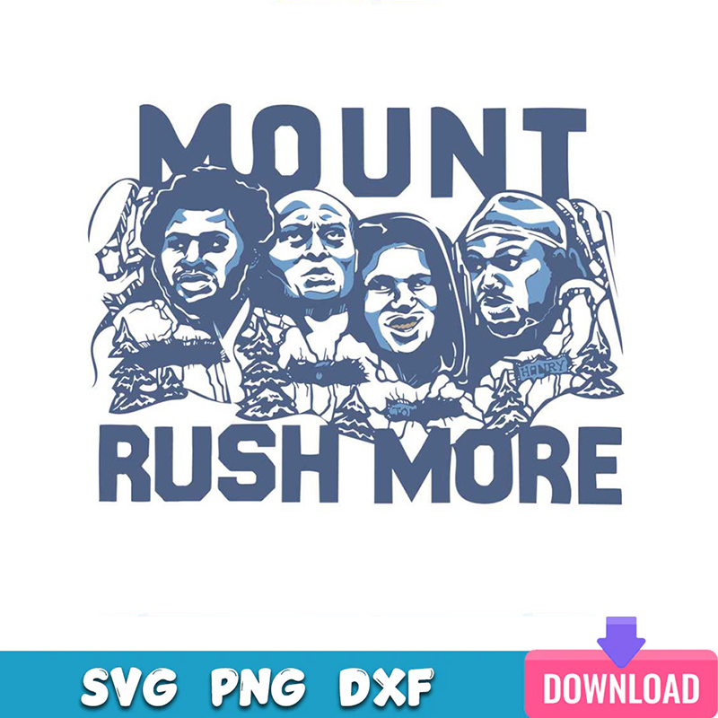 Retro Tennessee Mount Rush More NFL SVG File For Cricut | Inspire Uplift