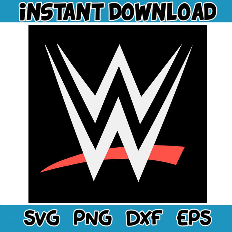 WWE Logo World Wrestling Entertainment SVG Cutting Files | Inspire Uplift