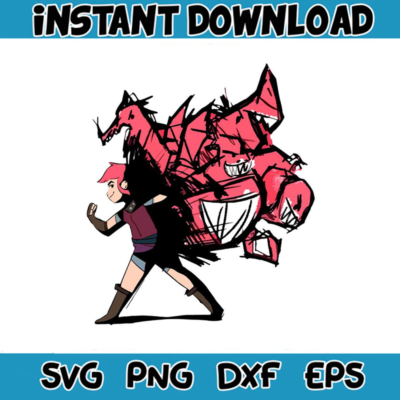 Nimona And The Things SVG Little Anti Hero Cartoon SVG File - Inspire ...