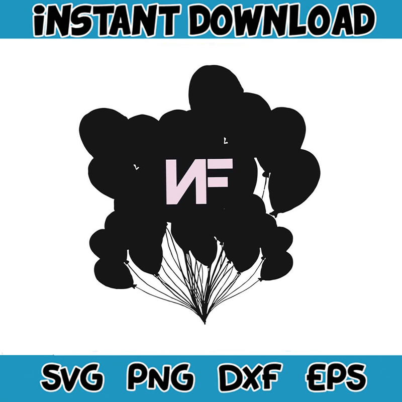 NF Balloons SVG Hope Album Tour SVG Digital Cricut File | Inspire Uplift