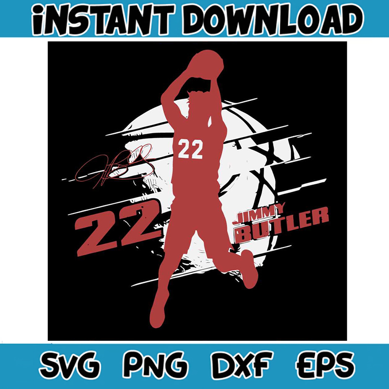 Jimmy Butler Miami Silhouette 2024 NBA Final Svg Cutting Fil - Inspire ...