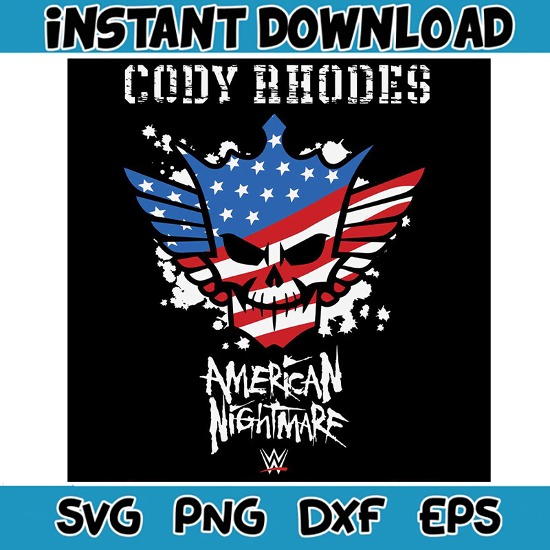 Armorial Cody Rhodes Logo WWE Wrestling SVG Cutting Files | Inspire Uplift