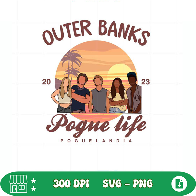 Outer Banks Friend Tv Series SVG - Inspire Uplift